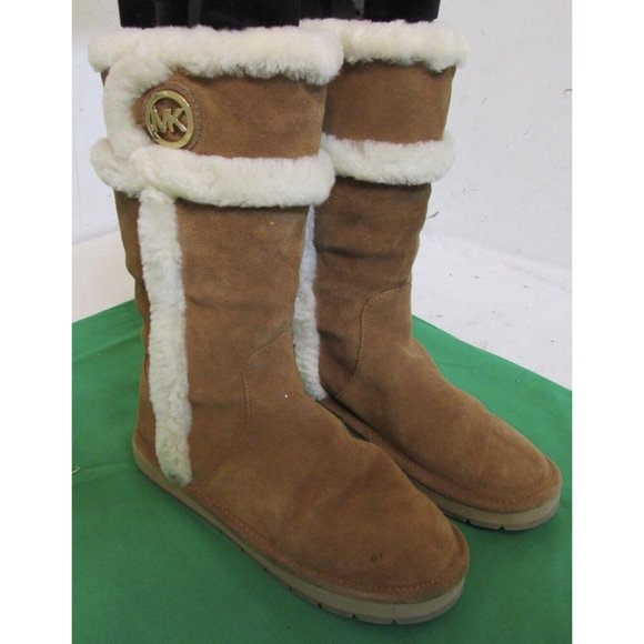 Michael Kors | Shoes | Michael Kors Winter Tall Winter Suede Boots ...